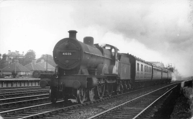 PHOTOGRAPH LMS 1035 41035 Steam Locomotive Derby Works (MR/LMS/BR) 6x4 ...