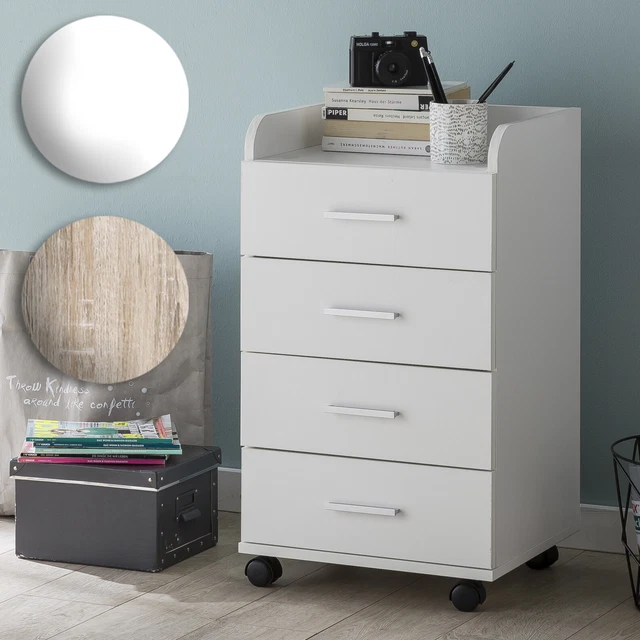 FINEBUY CAISSON DE Bureau 40x70,5x33 cm Placard Rangement Mobile avec ...