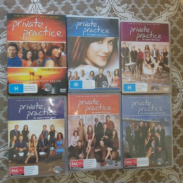 PRIVATE PRACTICE - Complete - Seasons 1-6 (1 2 3 4 5 6) - DVD - Region ...
