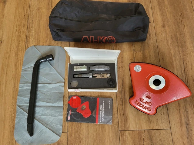 AL-KO SECURE WHEEL Lock Number 28 with Carry Bag, Manual & 2 Keys - #28 ...