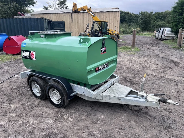 WESTERN ABBI 2000LTR Bunded road tow diesel + Adblue bowser tank ...