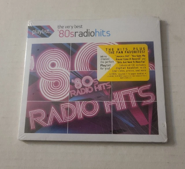 PLAYLIST THE VERY Best 80s Radio Hits By Various New Sealed Promo PLAYLIST THE VERY Best 80s Radio Hits By Various New Sealed Promo