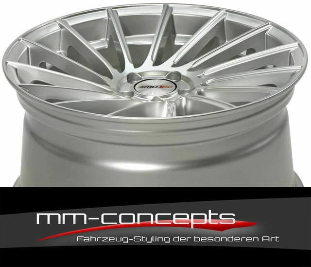 21 ZOLL MOTEC Tornado Concave Alu Felgen für Ford Mustang LAE silber ...