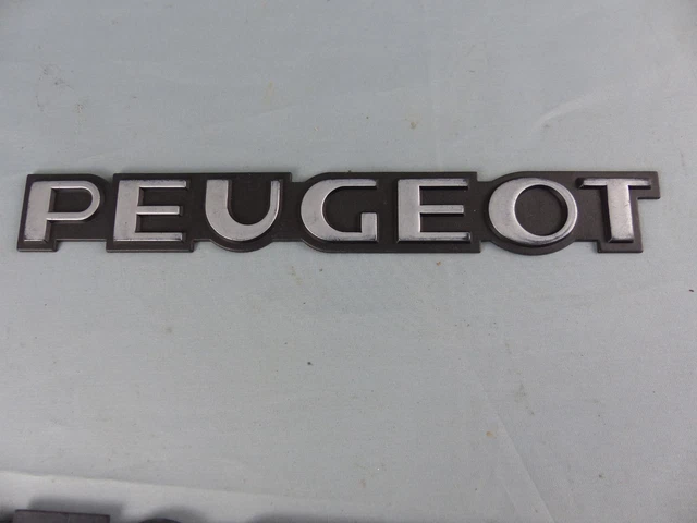 PEUGEOT SIGLE EMBLÈME logo insigne monogramme hayon coffre en plastique ...