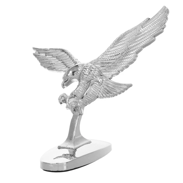 CAR HOOD ORNAMENT 3d Eagle Car Logo Car Cover Chrome Eagle Badge Car £6 ...