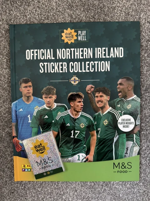 PANINI M&S - Northern Ireland - Album & Complete Set x 50 Stickers £42. ...