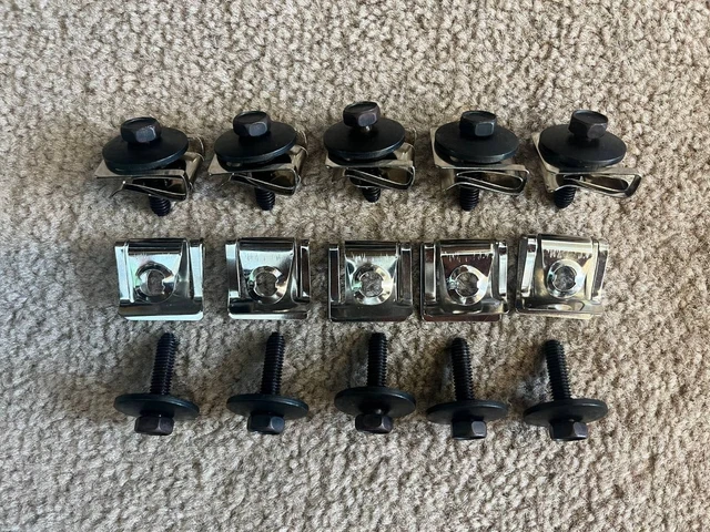 LAND ROVER UNDERTRAY Engine, Cover Guard Shield Metal Bolt/Retainer Kit ...