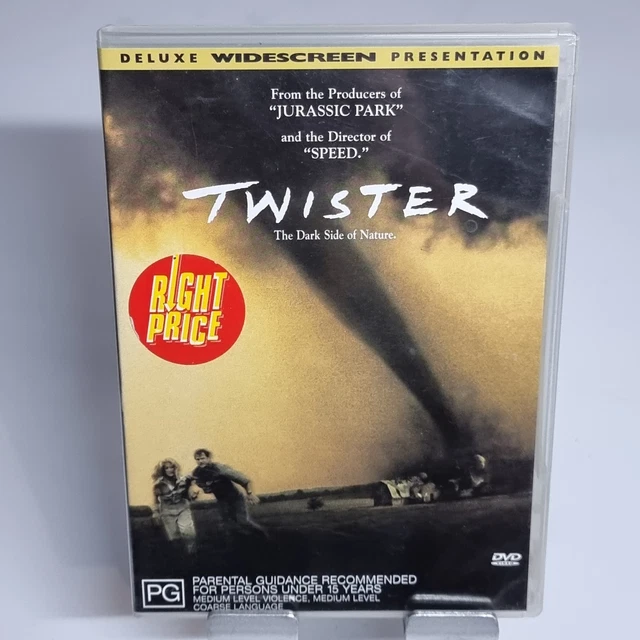 TWISTER DVD 1996 Deluxe Wide-Screen Presentation PAL Region 4 Natural ...