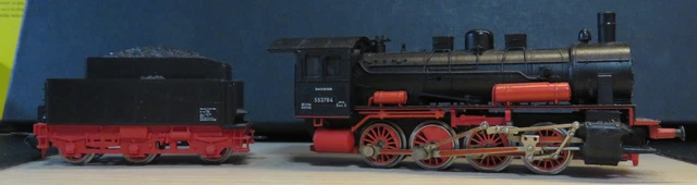 PIKO H0 DAMPFLOK mit Tender - Deutsche Reichsbahn 553784 - für Bastler ...