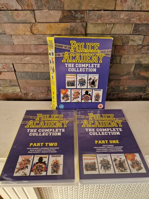 POLICE ACADEMY COMPLETE Collection 1 - 7 DVD - region 2 UK. £10.99 ...
