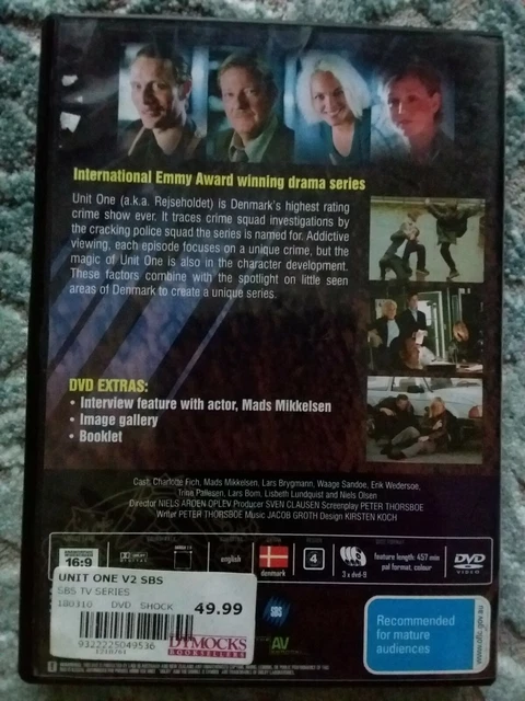 UNIT ONE VOLUME 2 Mads Mikkelsen GENUINE REGION 4 DVD AS NEW DANISH ...