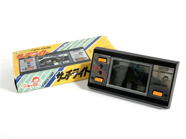 GAKKEN LCD CARD Game Watch Search Light (Runaway) Boxed Great Condition ...