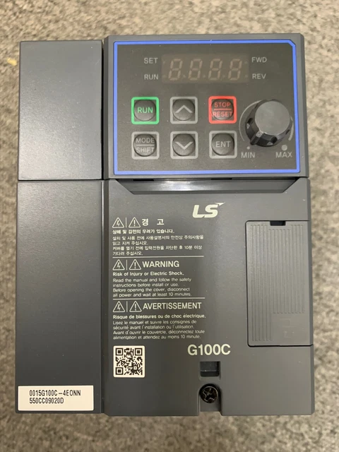 LS INVERTER LSLV0015G100C-4EONN AC Drive 440VAC 3phase 1,5 kW 2Hp SV015-iG5A-4 EUR 419,27 ...