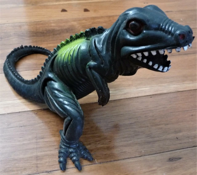 VINTAGE GODZILLA T-REX Rubber Toy Dinosaur Jurassic Park $49.95 ...