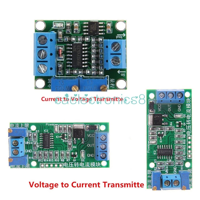 CURRENT VOLTAGE TRANSMITTER 4-20mA/ 0-5V Isolation Signal Converter ...