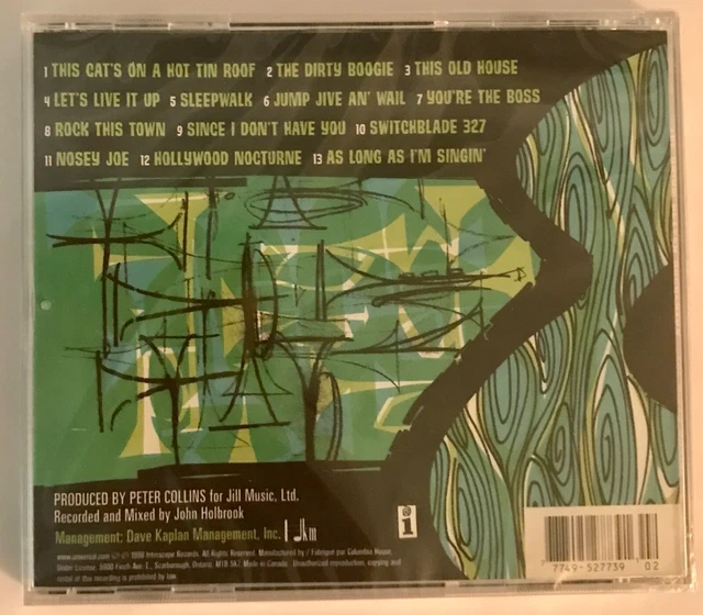 THE BRIAN SETZER Orchestra The Dirty Boogie CD 1998 Rockabilly Swing ...