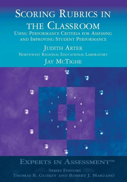 SCORING RUBRICS IN the Classroom Judith Arter (u. a.) Taschenbuch ...