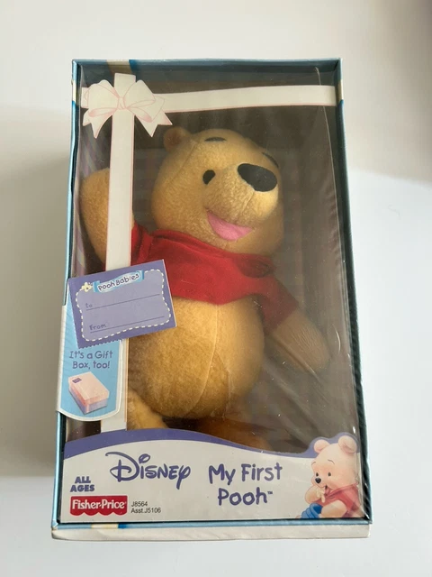 DISNEY BABY'S FIRST Winnie The Pooh Fisher Price Plush Soft Toy £3.84 ...