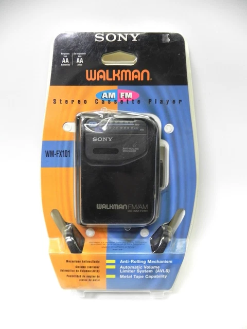 VINTAGE SONY WALKMAN Stereo Cassette Player WM-Fx 101 New in Box Never ...