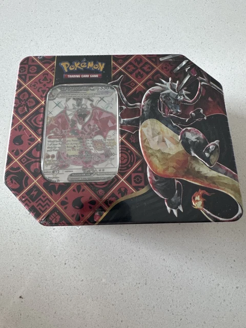 POKEMON TCG Paldean Fates Tin Shiny Charizard ex Sealed NEW £66.53 ...