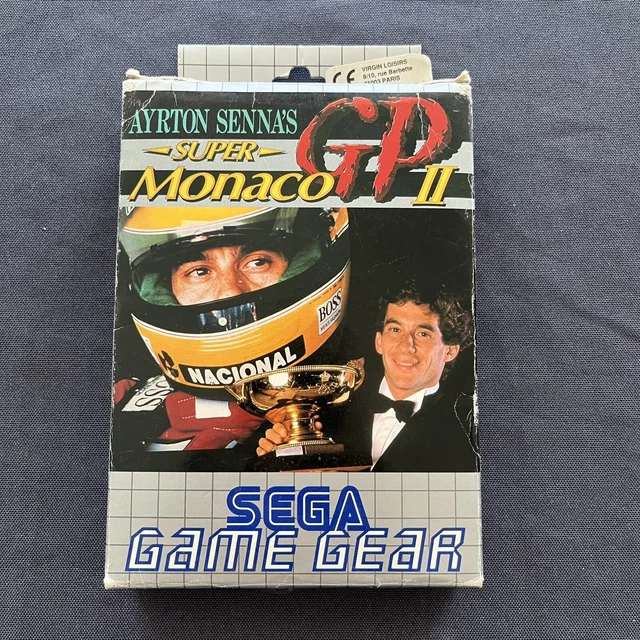 SEGA GAME GEAR - Ayrton Senna's super Monaco GP II - Complet - Bon État ...