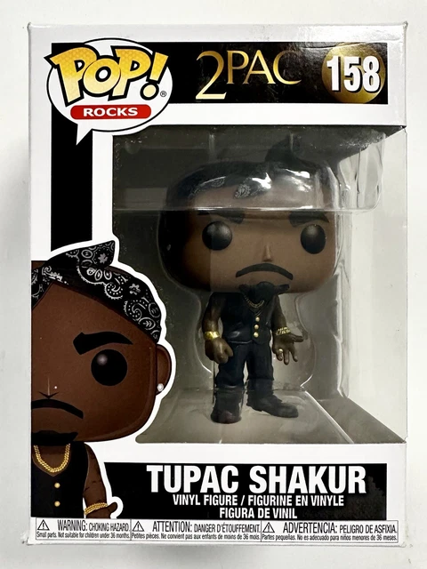 FUNKO POP! ROCKS Tupac Shakur #158 2Pac 2022 Makaveli Rapper Poet West ...