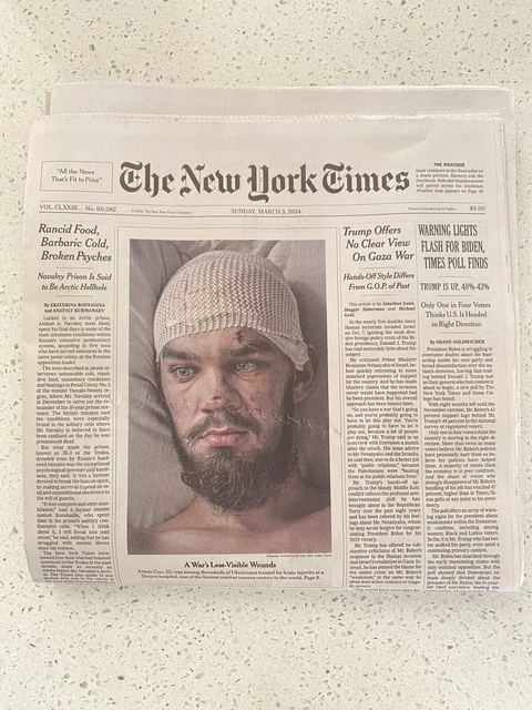 THE NEW YORK Times Sunday, March 3, 2024 Weekend Complete Print newspaper (NEW) £7.58 - PicClick UK