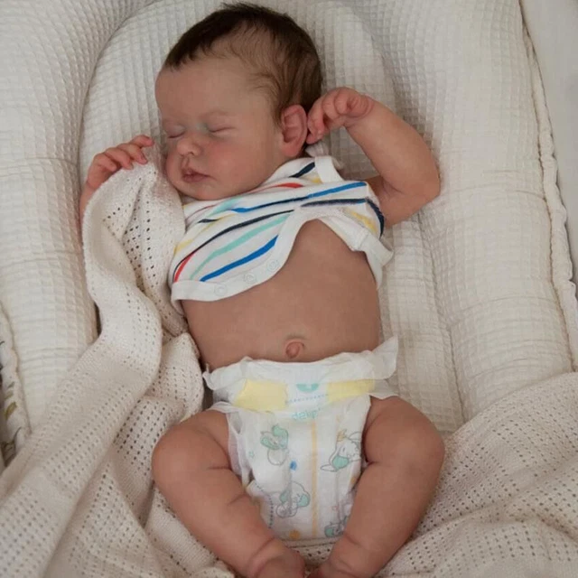 NEWBORN REALISTIC LIFELIKE Gift Full Body Vinyl Reborn Baby Doll Kids ...