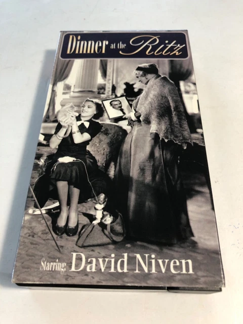 V033 VHS TAPE David Niven Paul Lukas Dinner At The Ritz 33133 £9.59 ...