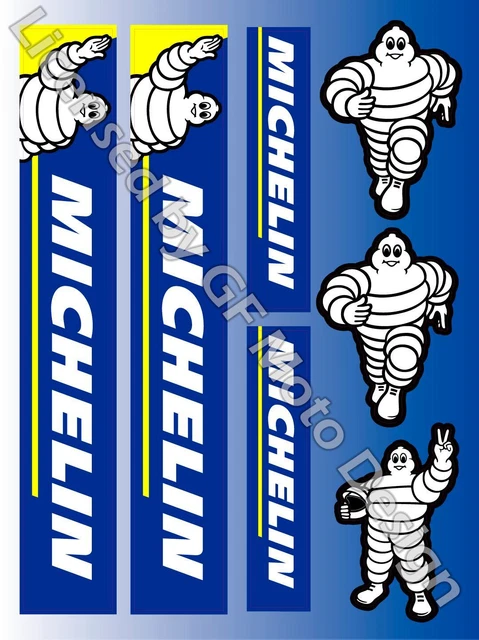 MICHELIN TIRES LAMINATED Graphics Stickers Decal Tyres Honda Yamaha ...