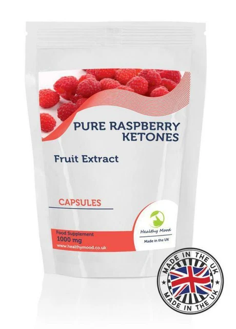 RASPBERRY KETONES FRUIT Extract 1000mg 30 Capsules Pills Supplements £3 ...