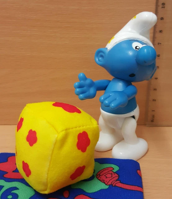 MCDONALDS HAPPY MEAL 2002 Plastic Smurfs Character - DOPEY AND DICE £1. ...