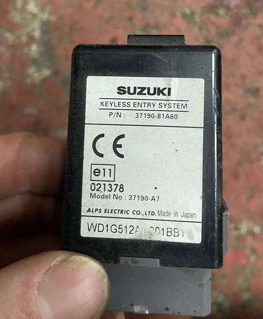 JIMNY KEYLESS MODULE Entry Computer Ecu 37190-81A60 £40.00 - PicClick UK