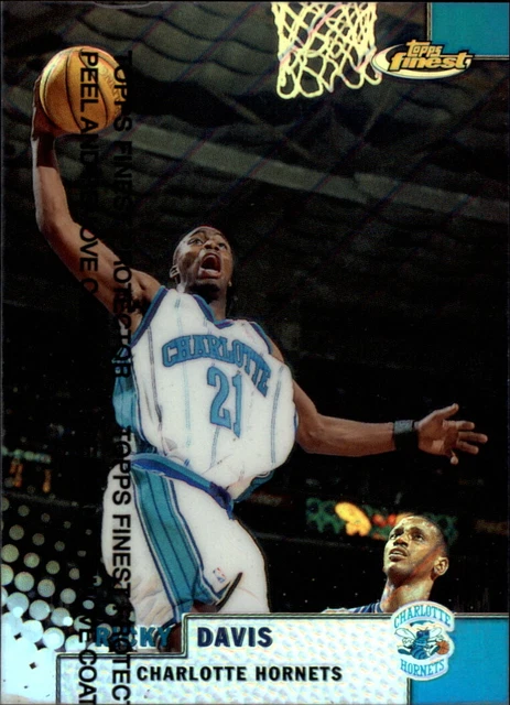 1999-00 MEILLEURES CARTES de basket-ball réfracteurs Charlotte Hornets ...