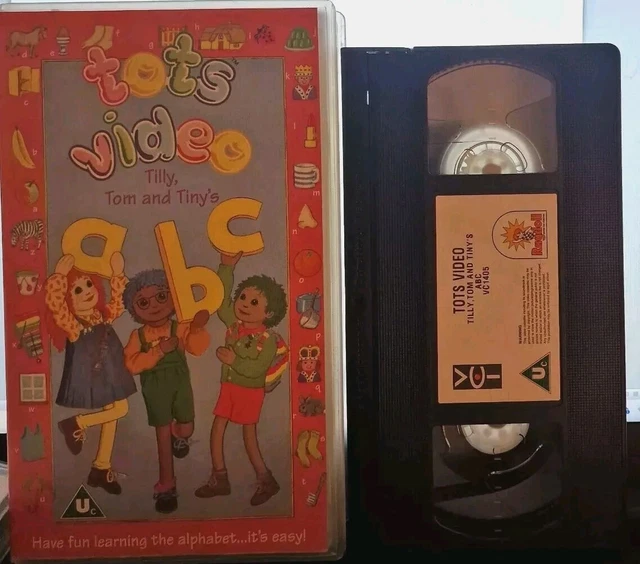 TOTS VIDEO Tilly, Tom and Tiny's ABC VHS. Rating Uc. Pal VHS RARE ** £ ...