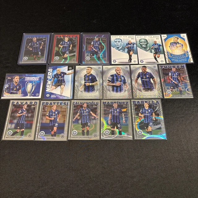 INTER MILAN 2024-25 Topps UCC Flagship Bundle Numbered Card Ronaldo ...