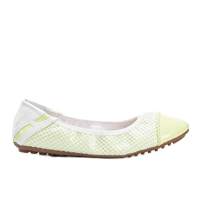 BAILARINAS LACADAS EN verde pastel de Debbie blanco EUR 22,69 - PicClick FR