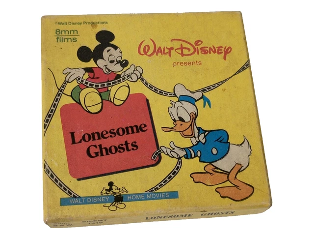 DESSIN ANIMÉ DE film Lonesome Ghosts Walt Disney Super 8 mm Donald Duck ...