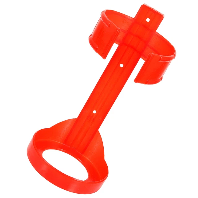 RED PLASTIC FIRE Extinguisher Hanger Wall Mounted Hanging £8.19 ...