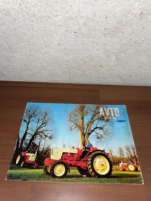 BROCHURE PROSPEKT PROSPECTUS TRACTEUR AVTO-BELARUS MTZ50 tractor ...
