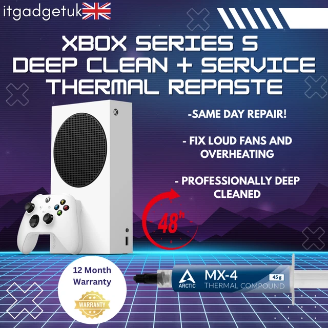 XBOX SERIES S Full Service + Deep Clean & Thermal Repaste Repair ...