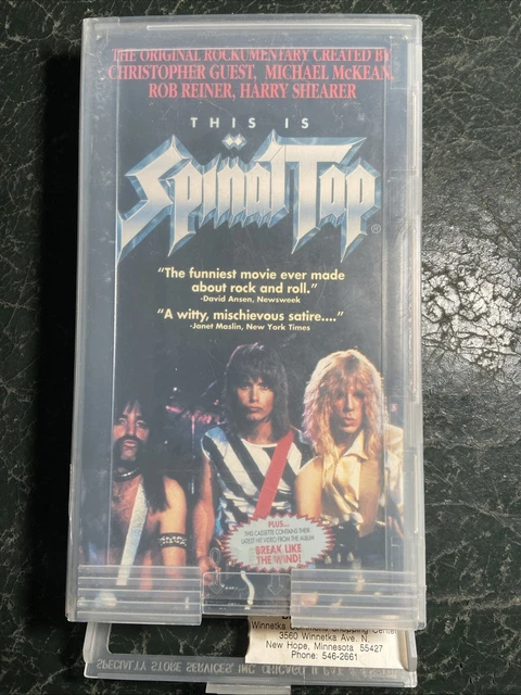 THIS IS SPINAL Tap [VHS], Good VHS, Harry Shearer,Tony Hendra,David ...