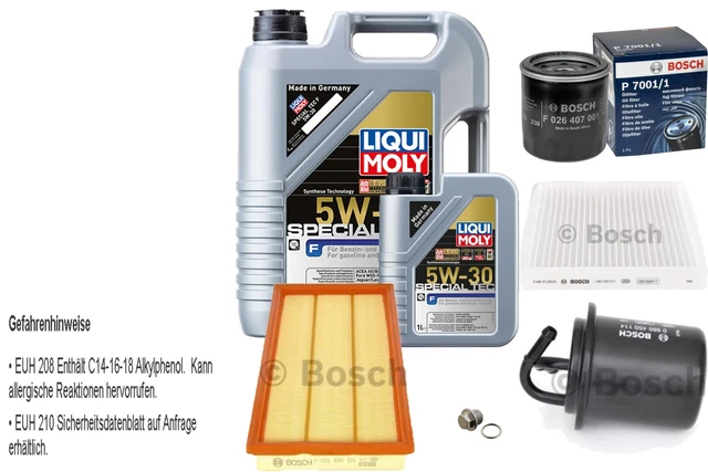 BOSCH INSPECTION SET 6L Liqui Moly Special Tec F 5W-30 pour Subaru Forester EUR 132,05 - PicClick FR