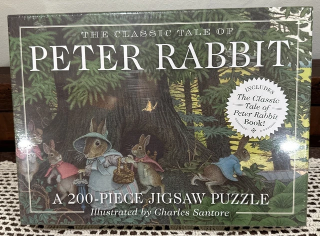 LE CONTE CLASSIQUE de Peter Rabbit 200 pièces puzzle et livre Charles ...