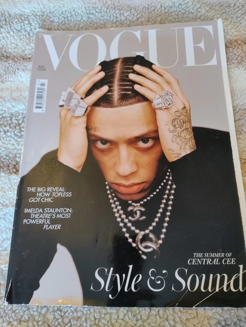 UK VOGUE JULY 2024 Central Cee Cover £10.50 - PicClick UK
