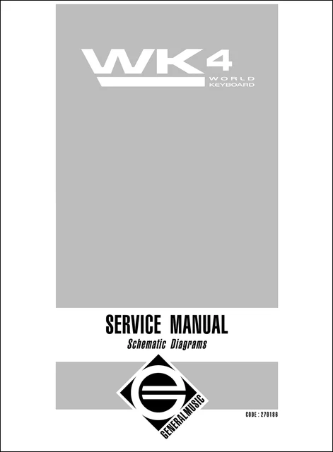 GEM WK4 SERVICE Manual repair Schematic diagrams Schaltplan Schema -PDF ...