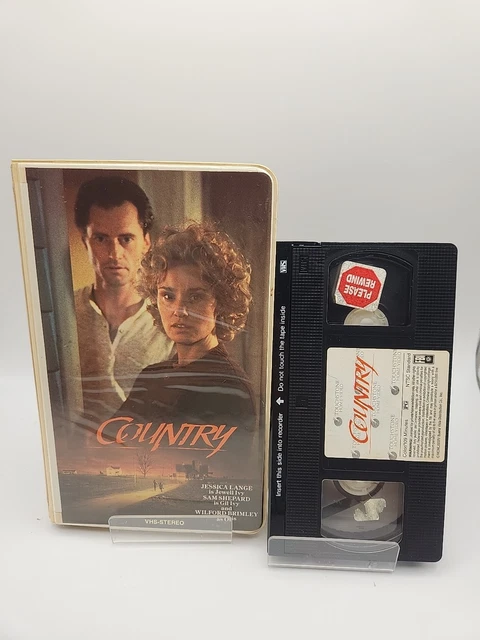 COUNTRY VHS 1984 Touchstone (Disney) Clamshell Jessica Lange Sam ...