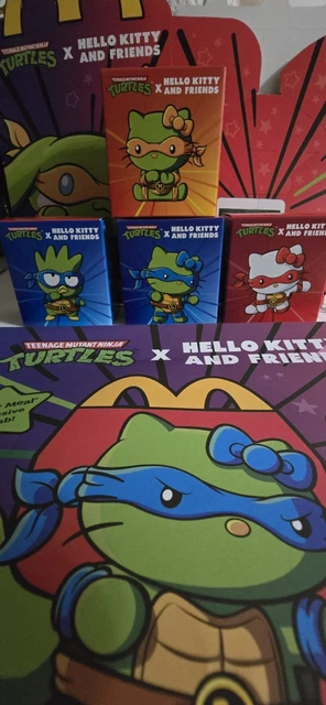 4 X MCDONALDS Happy Meal 2026 Teenage Mutant Ninja Turtles Hello Kitty ...