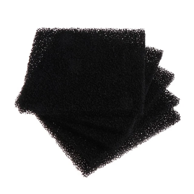 5PCS AQUARIUM FILTER Pad Replacement Activated Carbon Sponge Foam Media ...