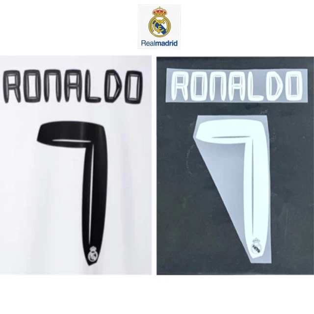 REAL MADRID RONALDO #7 Name print number 2010/11 Home Away CHOOSE ONE £ ...